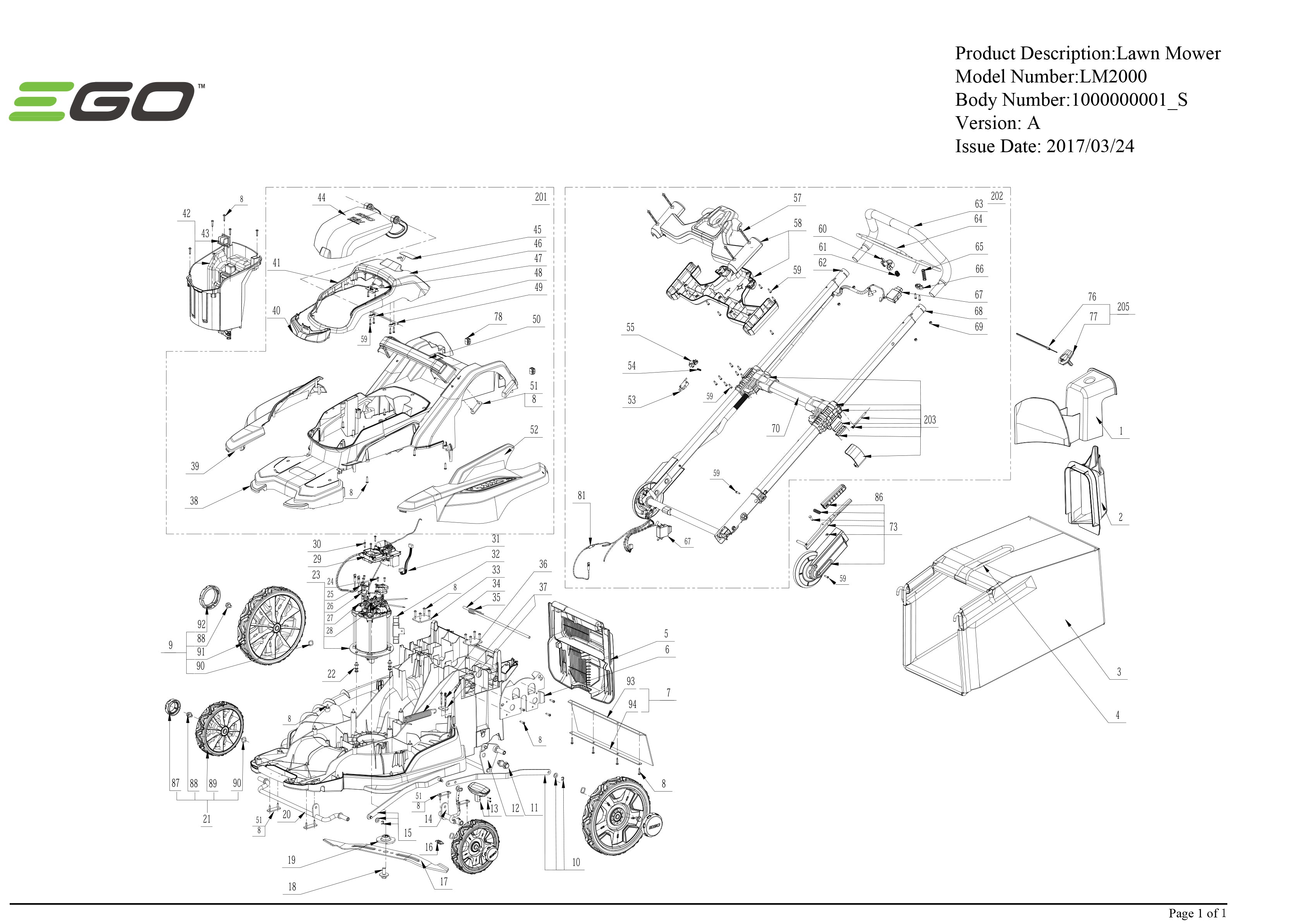LM2000 PARTS DIAGRAM